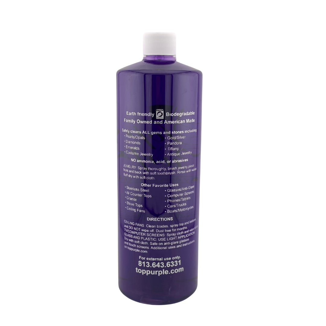 Top Purple - Jewelry Cleaner and More - 32 oz. Bottle – TOP Purple
